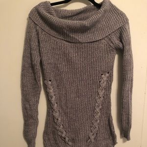 Derek Heart | Tops | Tunic Gray Knit Sweater Winter Fall Derek Heart ...